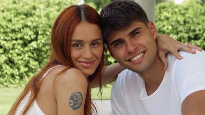 La tierna imagen de Javi Tudela y Marina Romero tras anunciar que van a ser padres por segunda vez