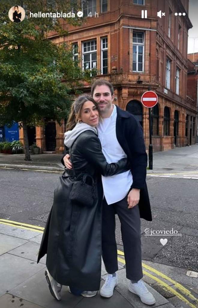 Elena Tablada se escapa a Londres en plena guerra con su ex Javier Ungría