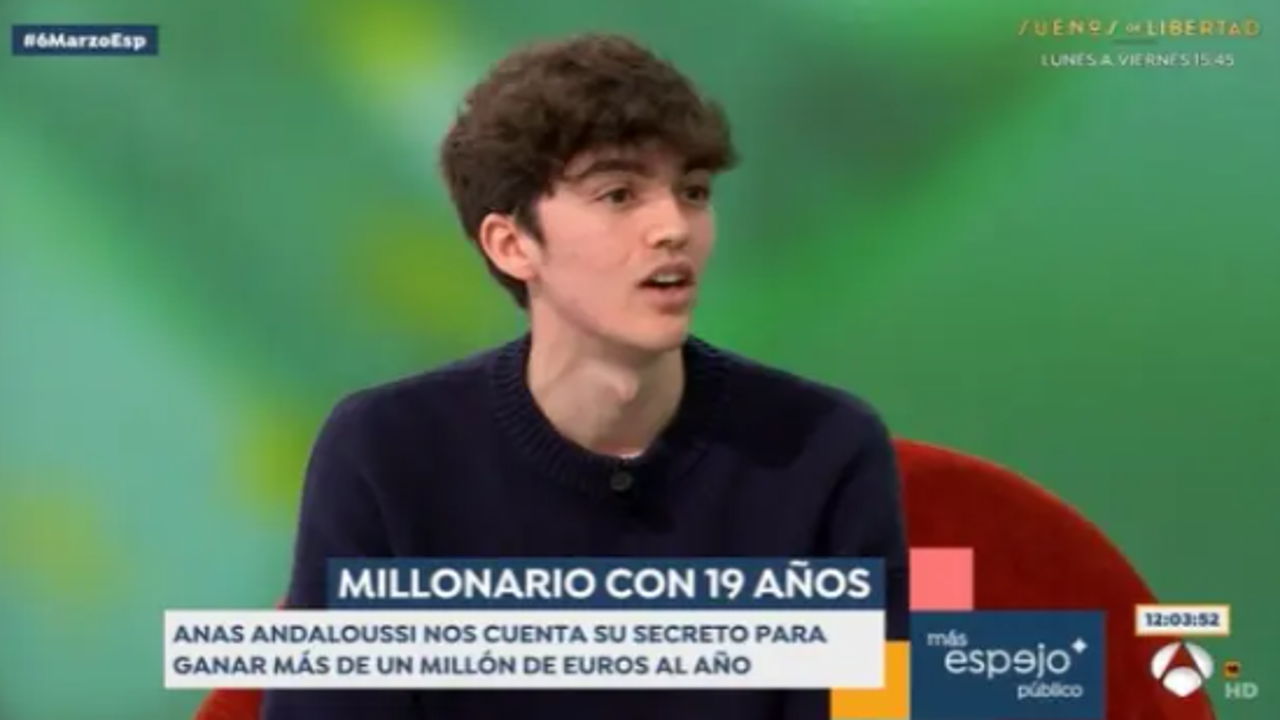 La historia de Anas, un joven de solo 19 años que factura 1 millón de ...