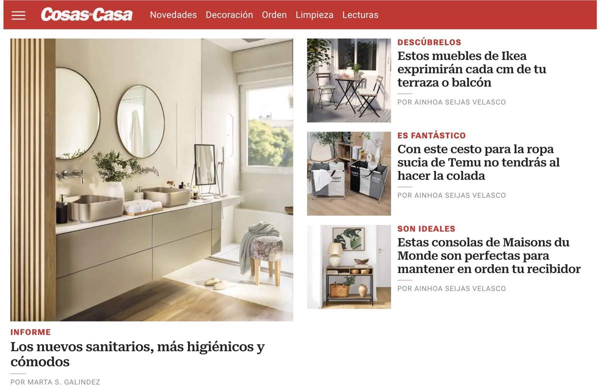 ¡Estamos de estreno! Llega la nueva web de ‘Cosas de Casa’ con los ...