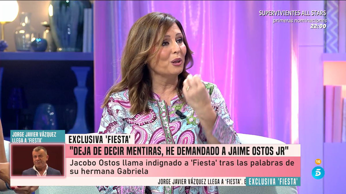 Jacobo Ostos estalla en directo al escuchar las palabras de su hermana ...