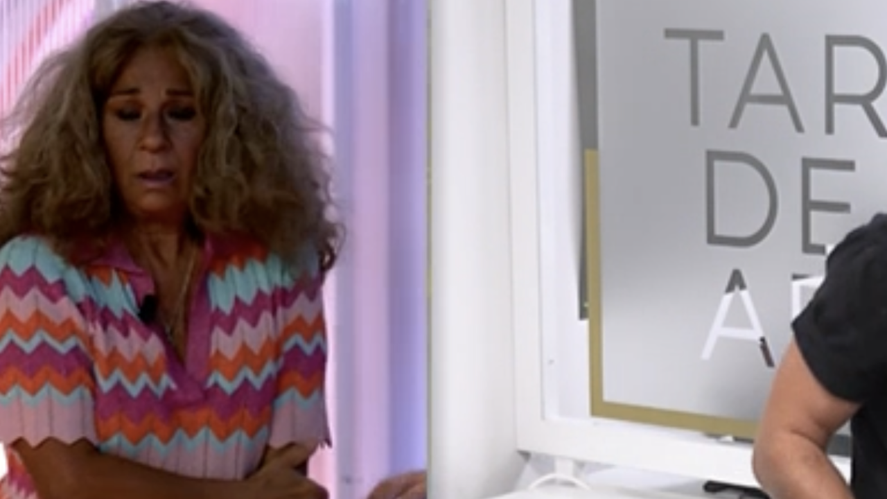Lolita, abatida, abandona en directo 'TardeAR' tras la muerte de Caritina Goyanes