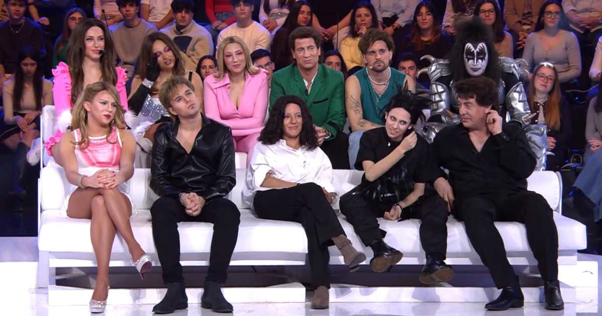 Reacciones de estupefacción entre los concursantes de 'Tu cara me suena ...