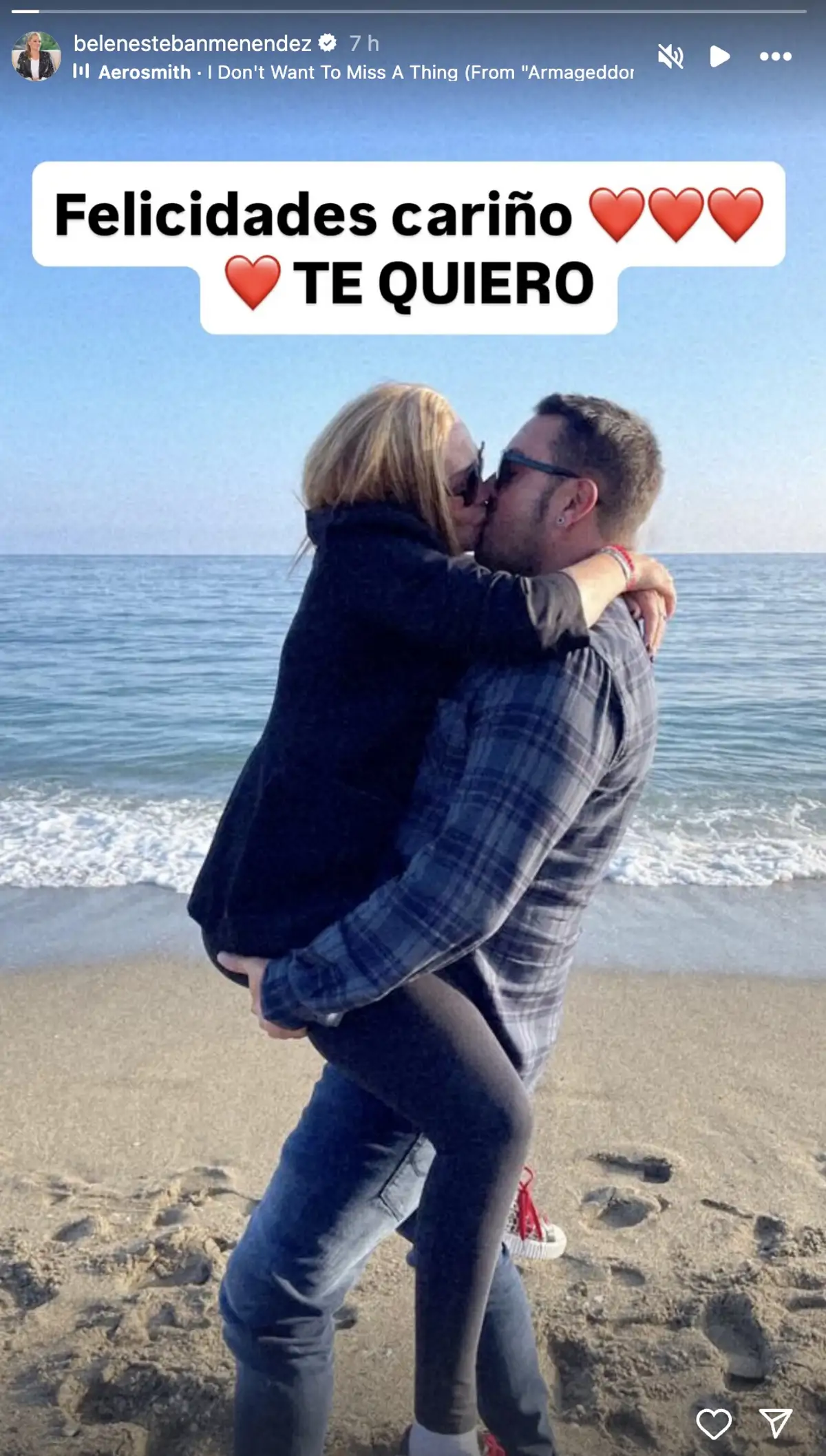 Belén Esteban se pone romántica en la bonita felicitación a su marido ...