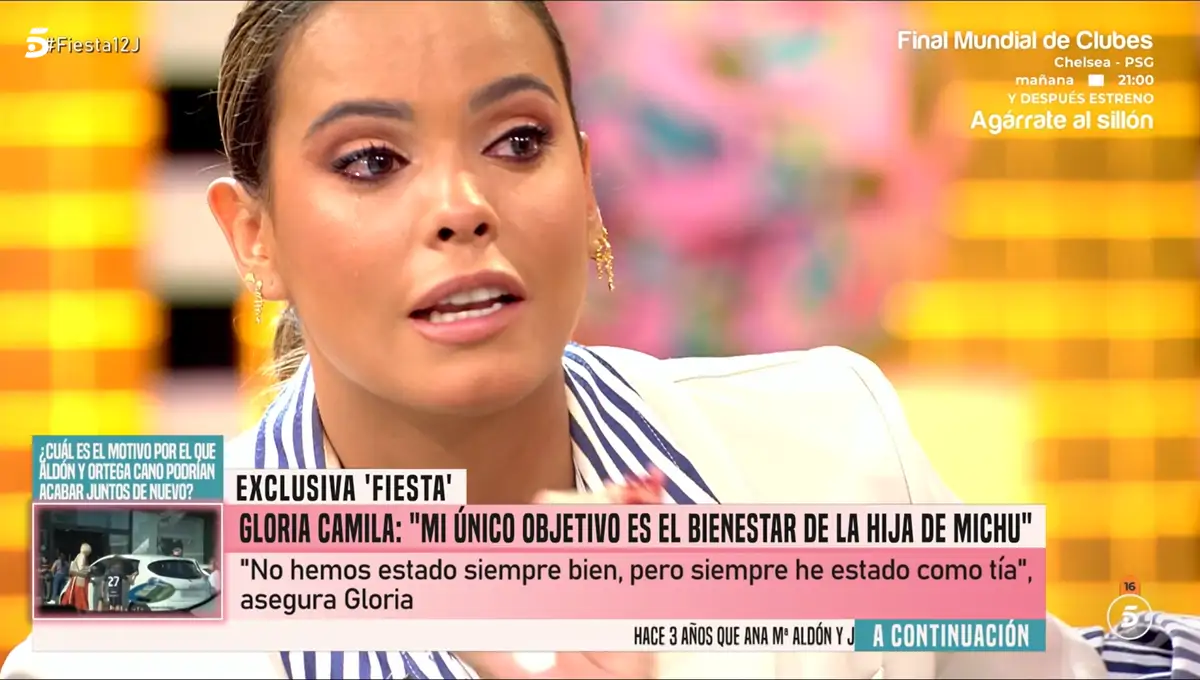 Gloria Camila, entre lágrimas, se pronuncia sobre la muerte de Michu, expareja de su hermano ...