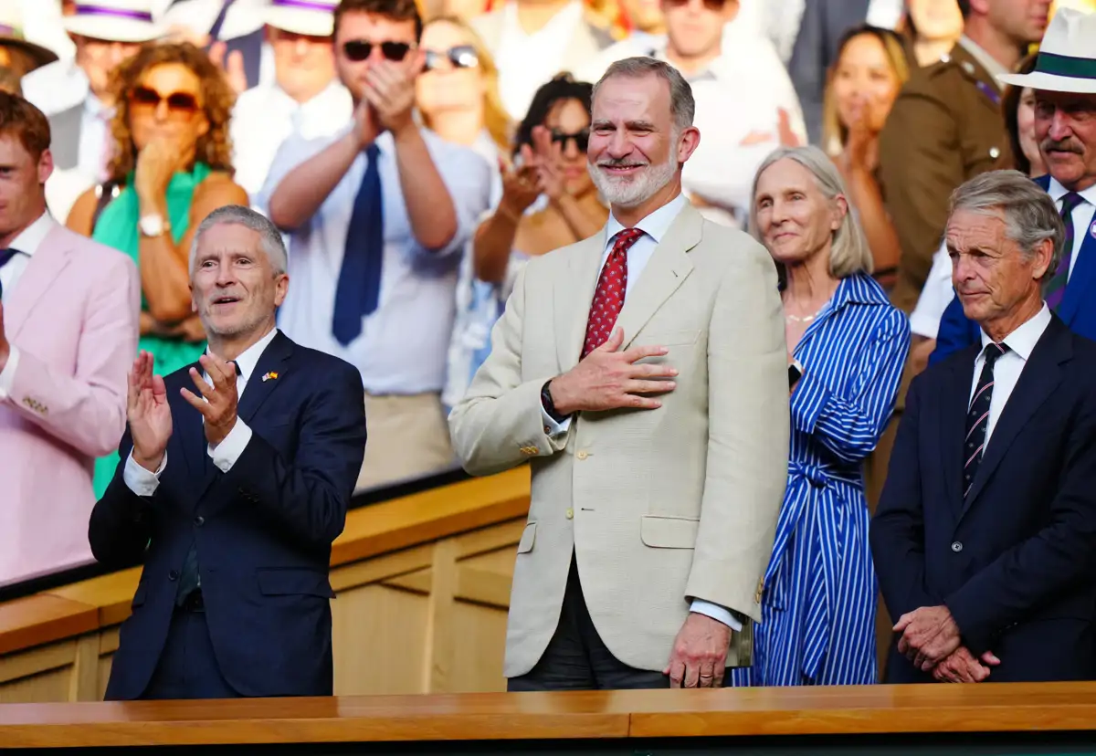 Las palabras de ánimo del rey Felipe VI a Carlos Alcaraz ante su ...