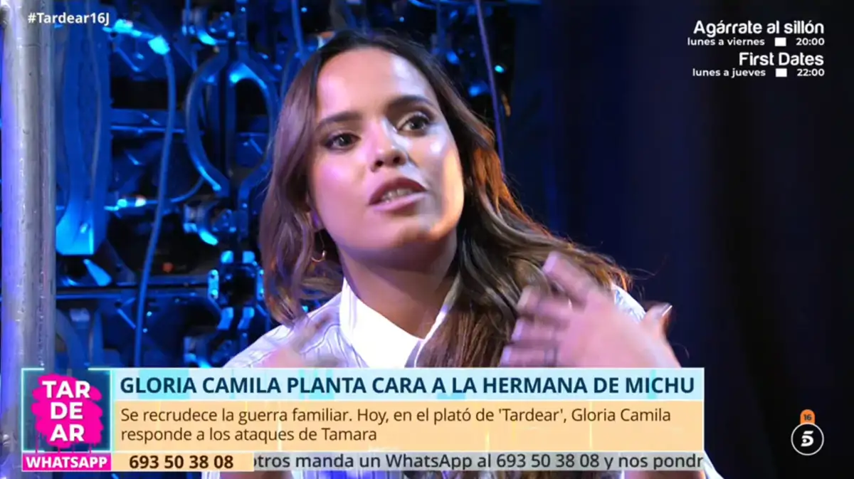 Gloria Camila se revuelve contra Tamara, la hermana de Michu: “No vi que nadie le parase los pies”