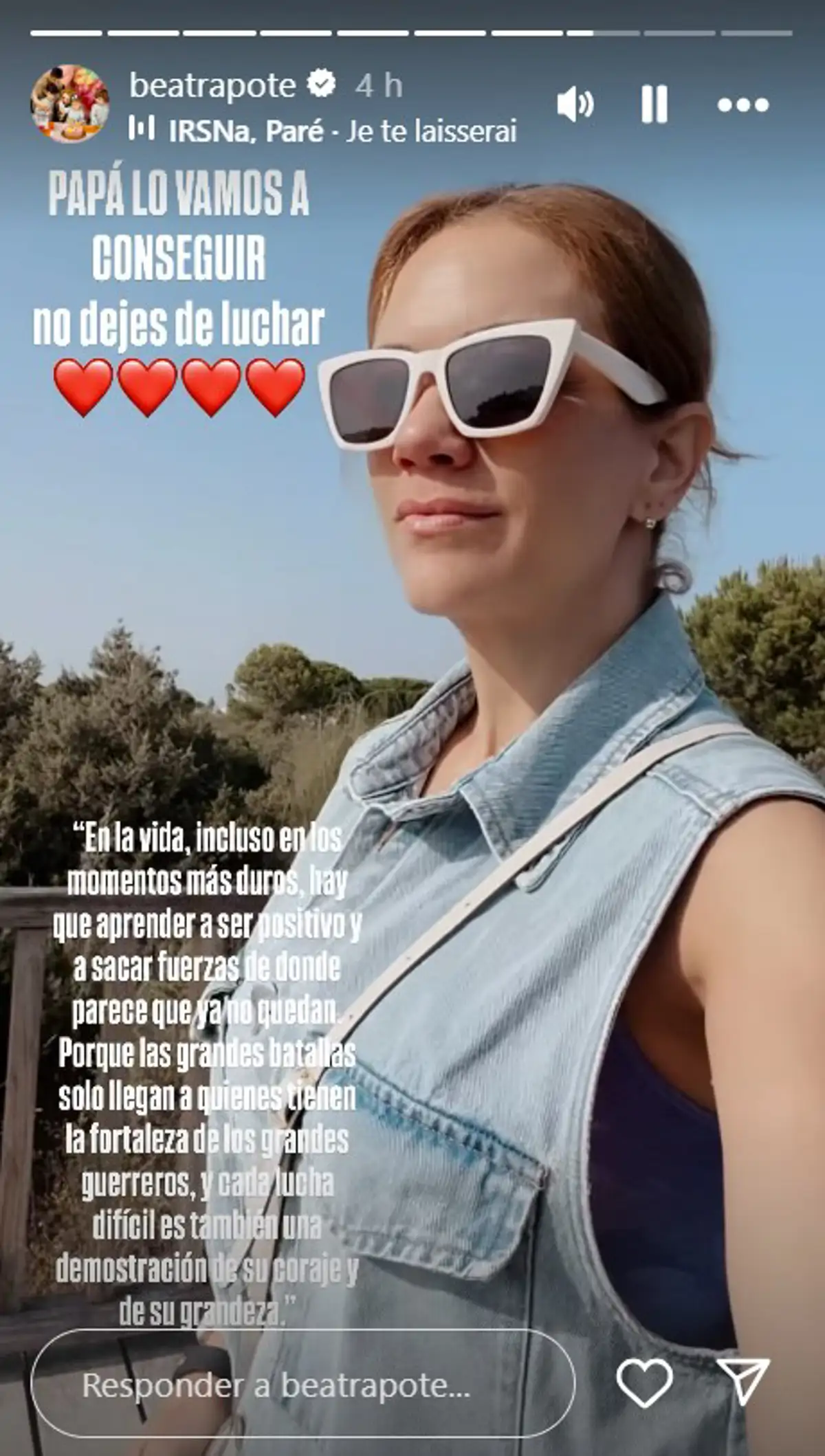 Beatriz Trapote (44 años), confiesa la enfermedad que padece su padre ...