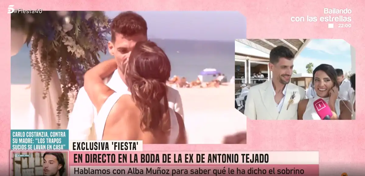Alba Muñoz, expareja de Antonio Tejado, se casa por sorpresa en una romántica boda en la playa