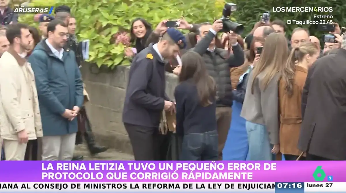 "El lío con el protocolo" de la reina Letizia en su última parada en ...