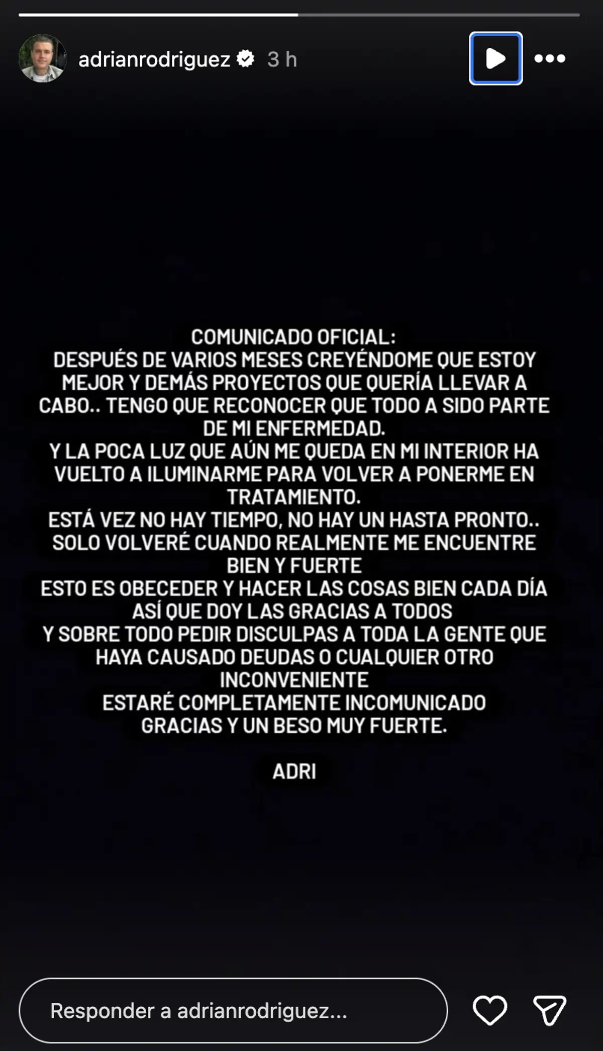 Preocupación por el estado de salud del actor Adrián Rodríguez, en tratamiento por adicciones ...