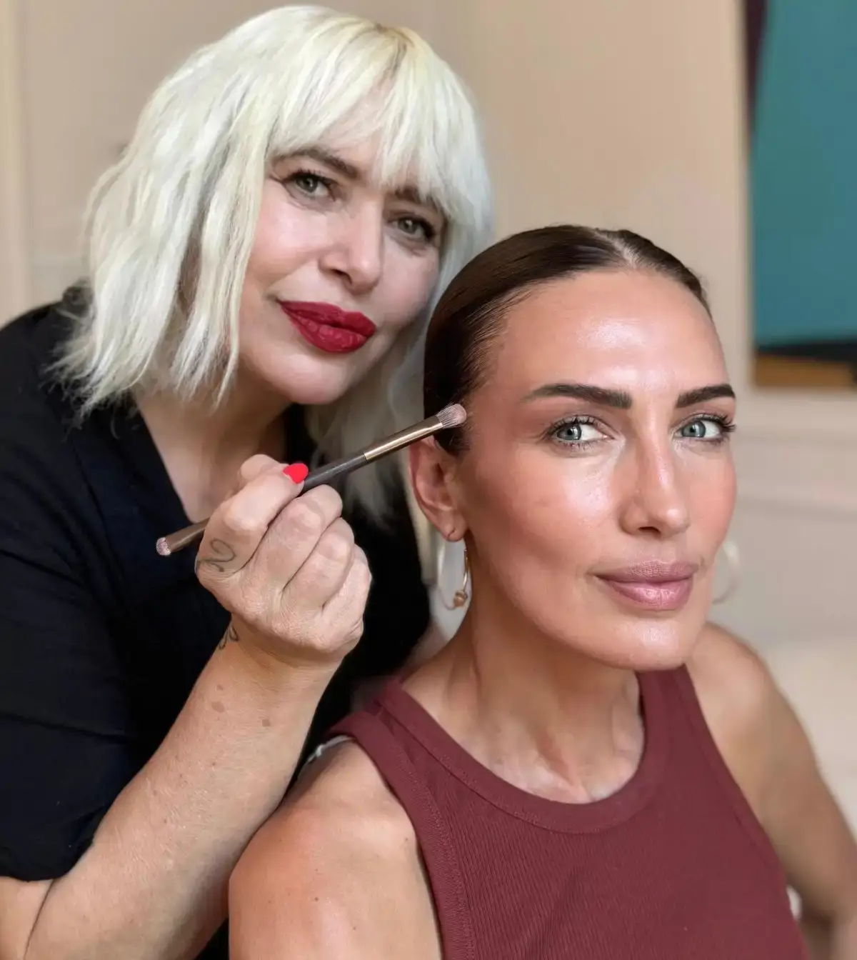 Pilar Lucas, maquilladora de Nieves Álvarez, desvela su truco antiedad ...