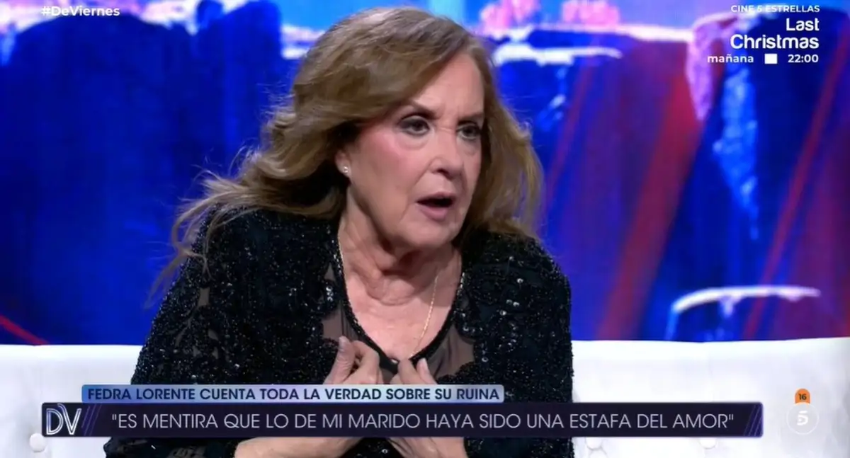 Las contradicciones de Fedra Lorente sobre su ruina económica en '¡De ...