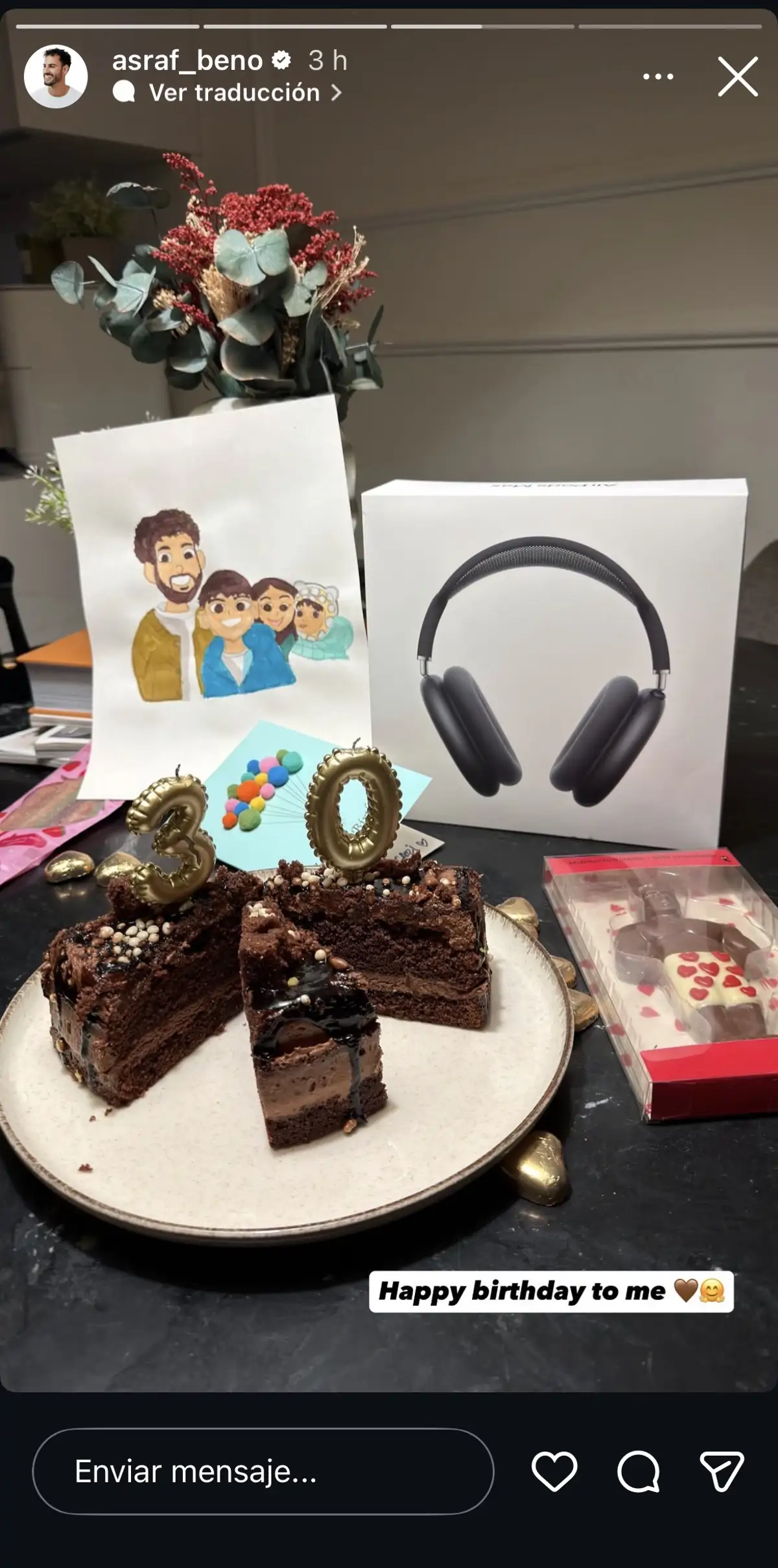 Asraf Beno cumple 30 años en su mejor momento: del regalo de Isa ...
