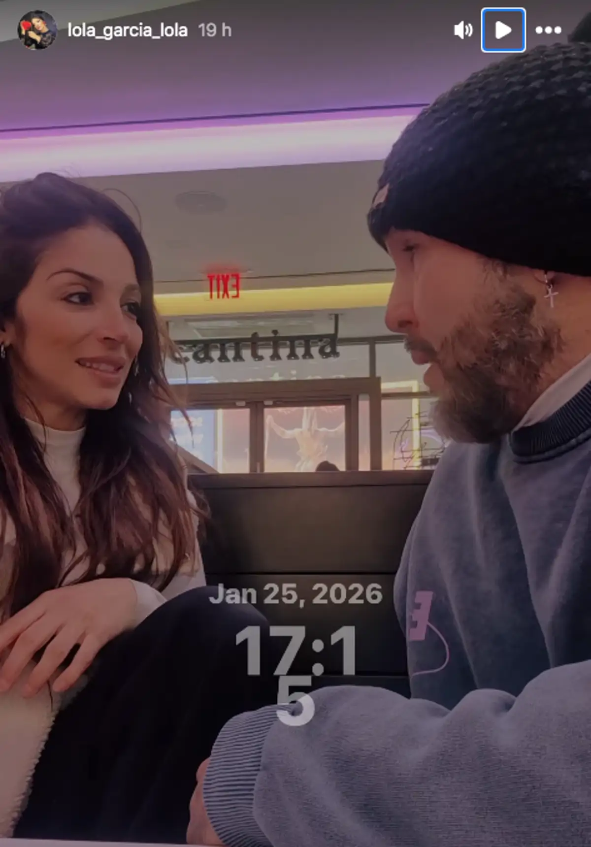 Kiko Rivera y su novia, Lola García, atrapados por las nevadas en Nueva ...