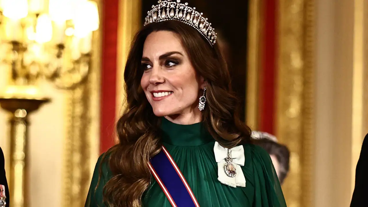 Kate Middleton vuelve a brillar en la cena de gala con el presidente de ...