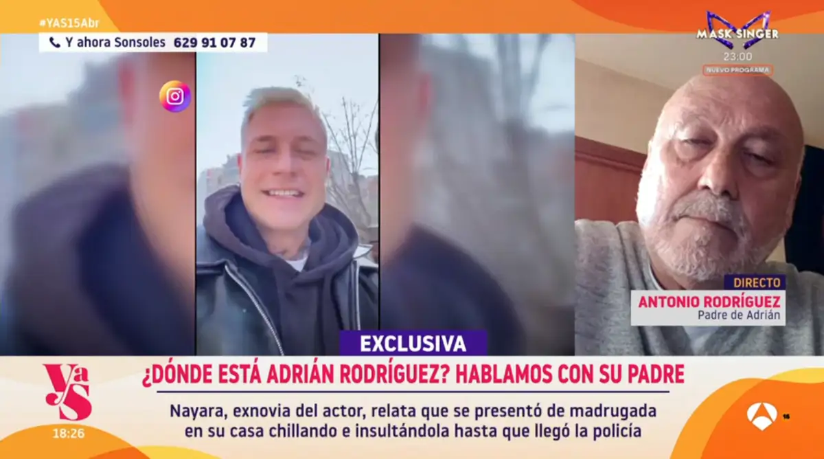 El padre de Adrián Rodríguez: "No sé absolutamente nada de él. Pienso ...