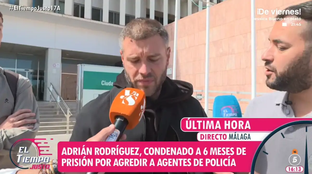 El actor Adrián Rodríguez, condenado a seis meses de prisión por su ...