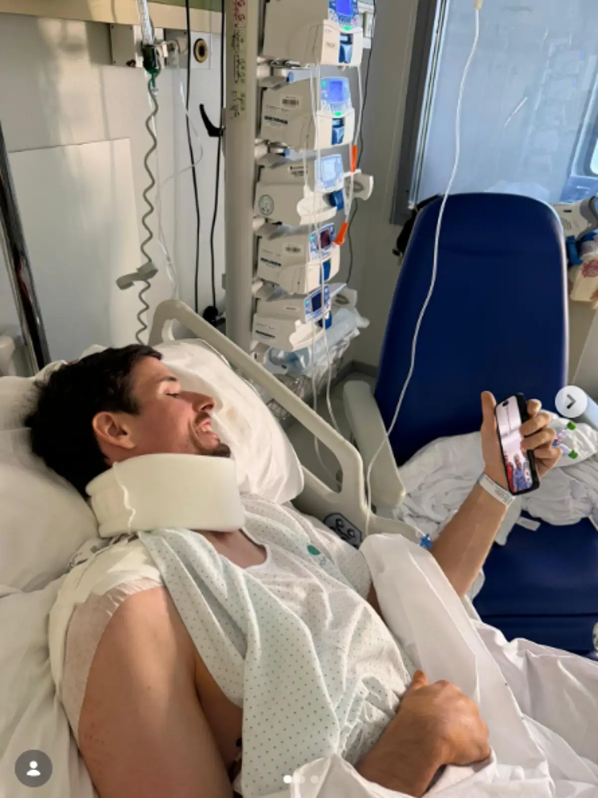 La reacción de alivio de Marc Márquez al grave accidente de su hermano ...