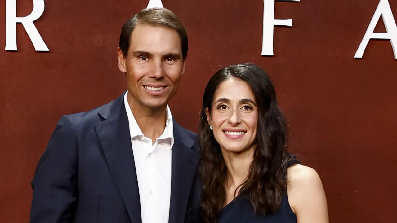 Rafa Nadal vive su propia alfombra roja junto a su mujer Mery Perelló ...