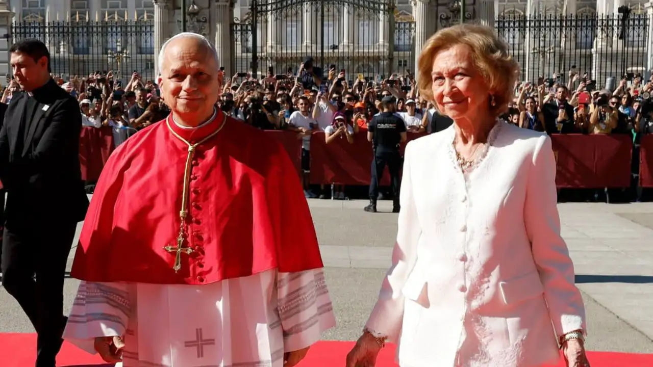 Así ha sido la reunión privada de la reina Sofía con el Papa León XIV ...
