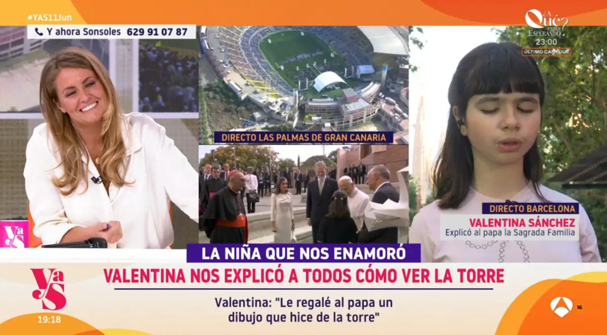 Valentina revela todos los detalles de su encuentro con el Papa León ...